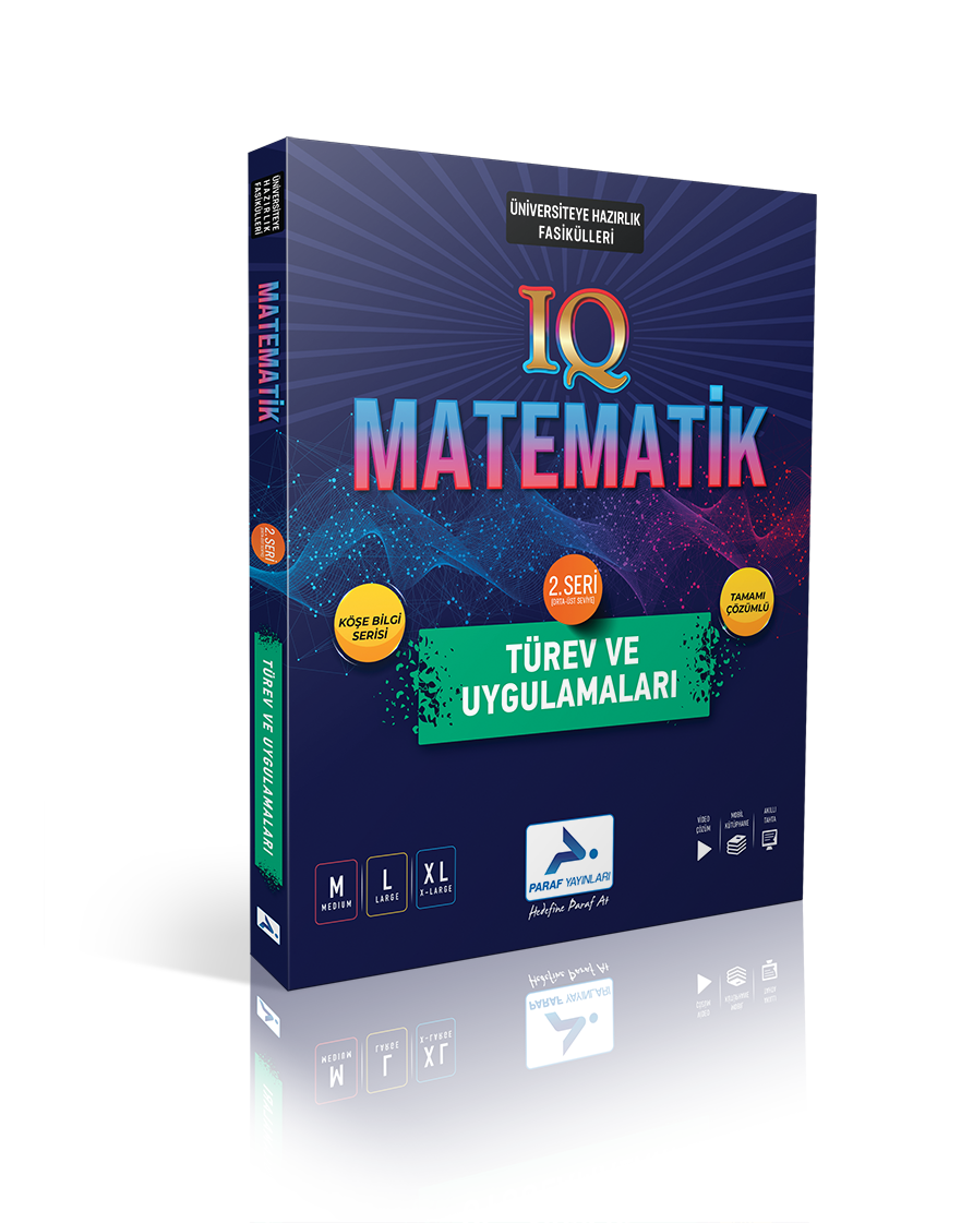 YKS IQ Matematik Türev ve Uygulamaları 2. Seri Soru Kütüphanesi - TYT - AYT - Yayınlar